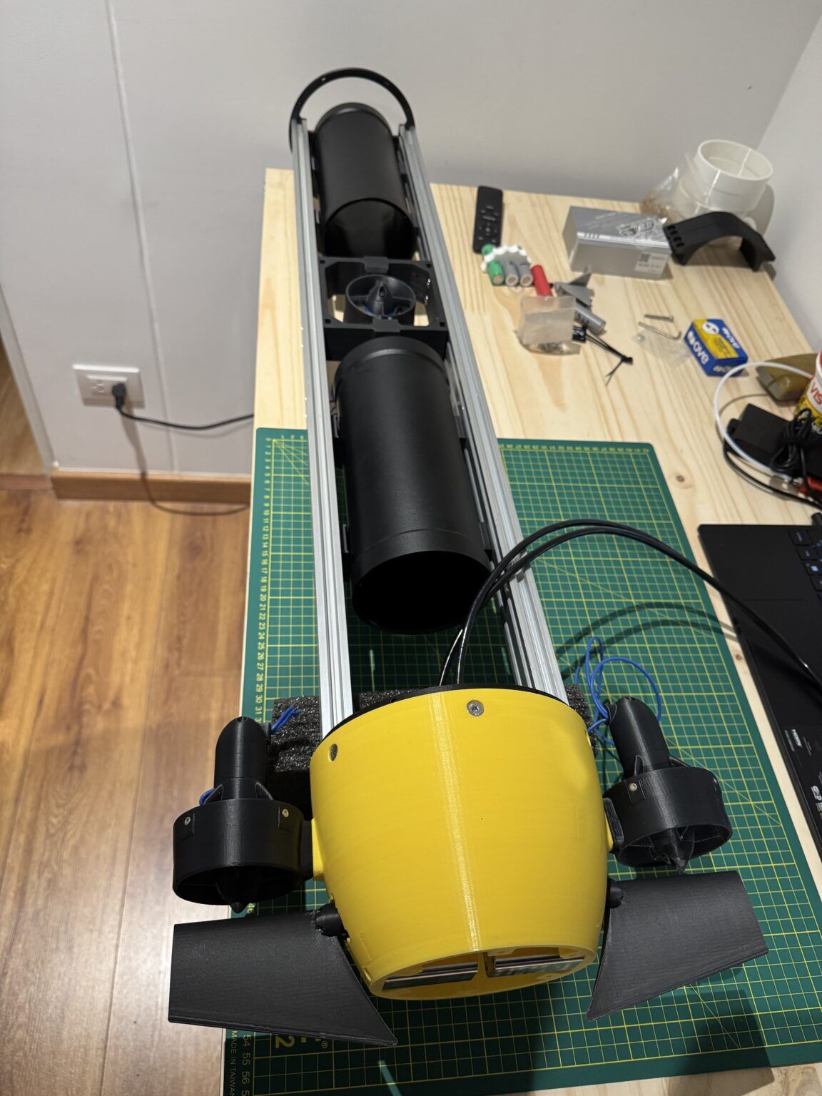 Ensamblaje de la estructura central del AUV | Guía paso a paso